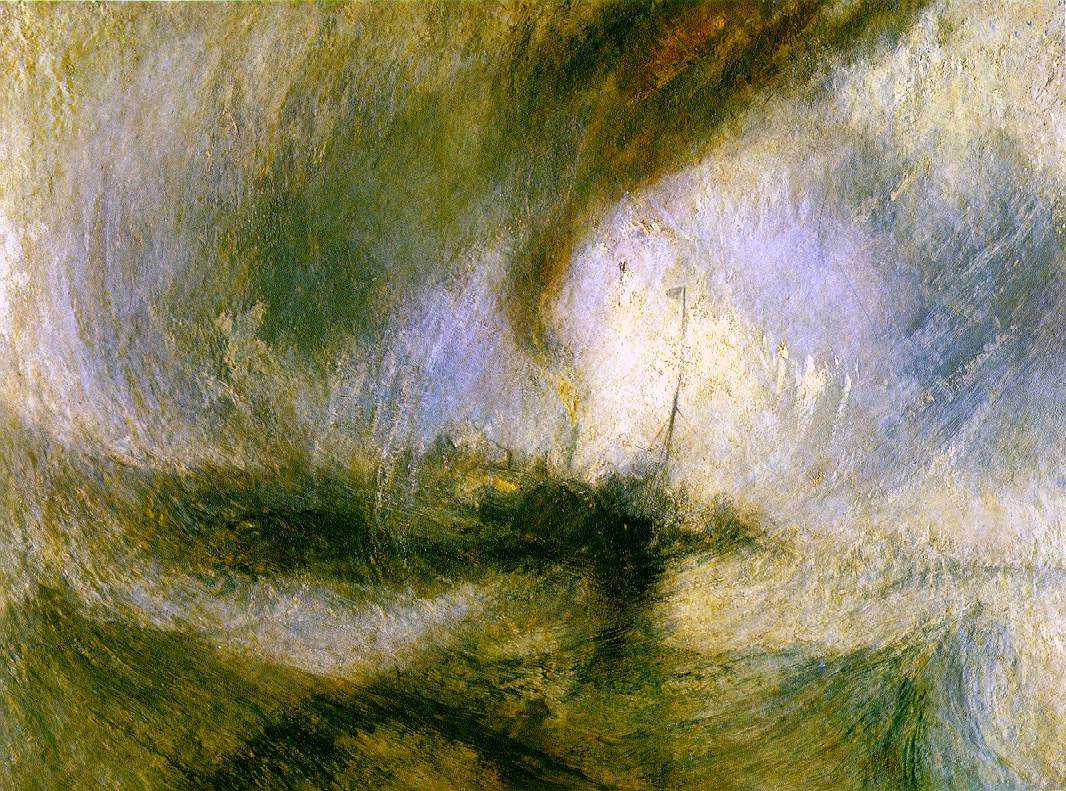 William Turner, Tempête de neige : bateau à vapeur au large d’un port